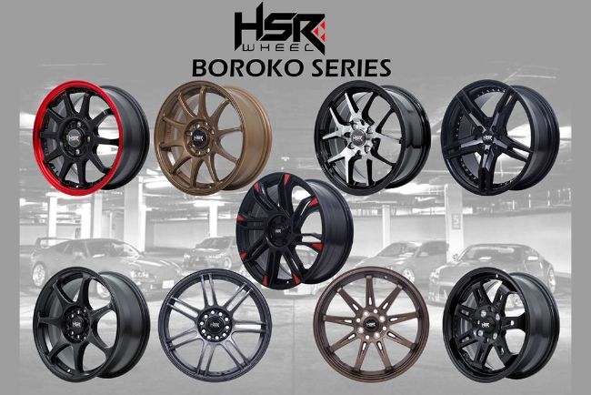 HSR Boroko Series, Velg Khusus Untuk Modifikasi Bergaya JDM