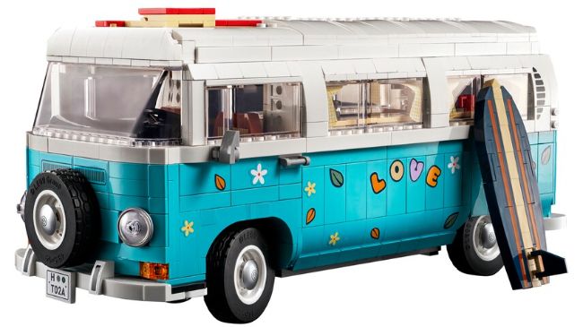 Asyiik, Ada Lego VW T2 Camper Van Porsinya Lebih Gede
