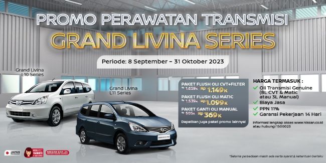 Punya Nissan Livina Lama, Ada Promo Service Sampai Bulan Depan