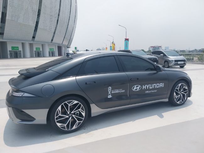 Ratusan Unit Mobil Hyundai Dukung World Cup U-17 di Indonesia