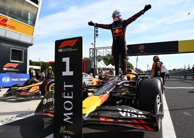 F1: Verstappen ‘Ganggu’ Rivalitas Duo McLaren, Kuasai GP Italia 2025